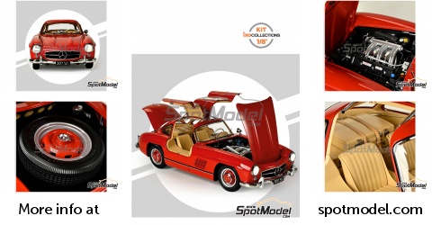 Ixo Collections IXC.MBC.RED.FK: Car scale model kit 1/8 scale ...