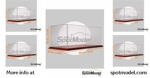 Ixo Collections IXC.SHC.F: Display case 1/8 scale Display case for 1/8 ...