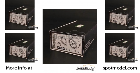 KMP Kool Models Production 12038: Rims 1/12 scale - OZ rims for Lancia ...