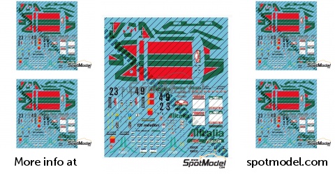 KMP Kool Models Production 20015: Marking / livery 1/20 scale - Fiat ...