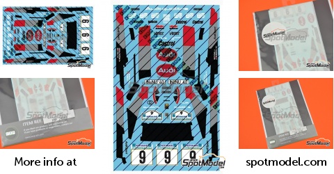 KMP Kool Models Production 24049: Marking / livery 1/24 scale - Audi ...