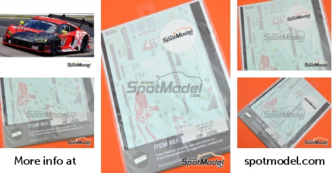 KMP Kool Models Production 24066: Marking / livery 1/24 scale - Audi R8 ...