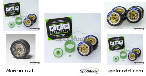 KMP Kool Models Production TK24061: Rims 1/24 scale - BBS for Mercedes ...