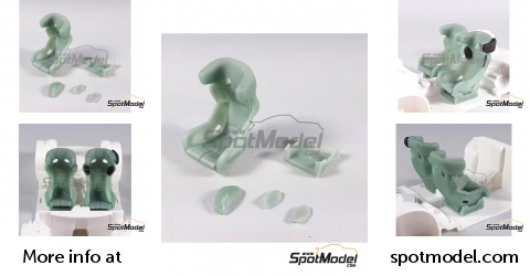 KMP Kool Models Production TK24084: Seat 1/24 scale - Recaro WRC Hans ...