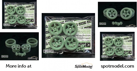 KMP Kool Models Production TK24129: Rims and tyres set 1/24 scale ...