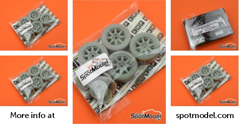 KMP Kool Models Production TK24219: Rims and tyres set 1/24 scale ...