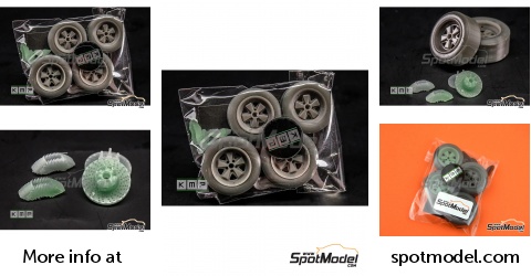 KMP Kool Models Production TK24223: Rims and tyres set 1/24 scale ...