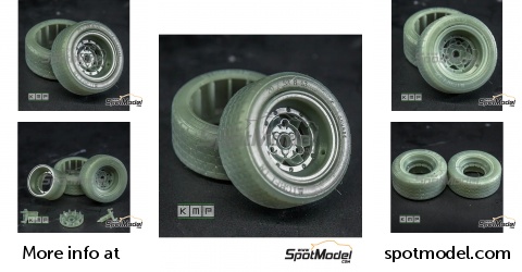 KMP Kool Models Production TK24251: Rims and tyres set 1/24 scale ...