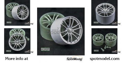 KMP Kool Models Production TK24252: Rims 1/24 scale - Enkei - AMG GT3 ...