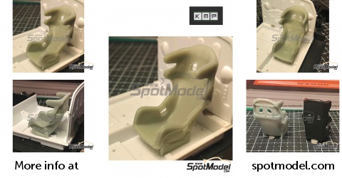 KMP Kool Models Production TK24271: Seat 1/24 scale - Porsche 911 991 ...
