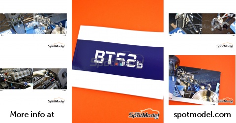 Komakai KOM-UDG009: Reference / walkaround book Brabham BMW BT52b for ...