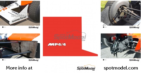 Komakai KOM-UDG022: Reference / walkaround book McLaren Honda MP4/4 for ...