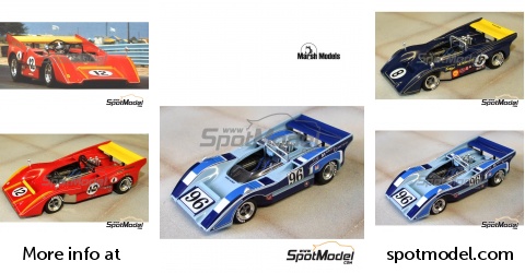 Marsh Models MM258: Car scale model kit 1/43 scale - McLaren Chevrolet ...