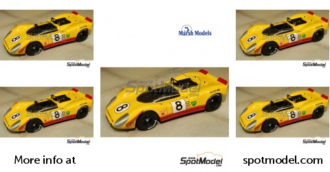 Marsh Models MM262: Car scale model kit 1/43 scale - Porsche 908/02 A.G ...