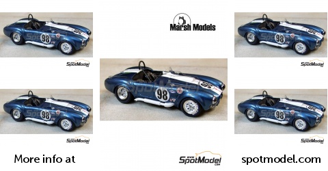 Marsh Models MM286: Car scale model kit 1/43 scale - AC Cobra 427 ...