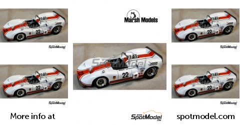 Marsh Models MM288: Car scale model kit 1/43 scale - McLaren M1B Ecurie ...