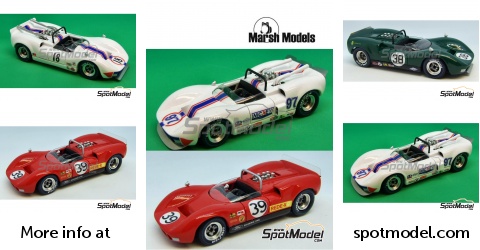 Marsh Models MM293: Car scale model kit 1/43 scale - McLaren M1B #6, 18 ...