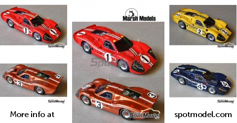 Marsh Models MM300: Car scale model kit 1/43 scale - Ford GT40 Mk IV ...