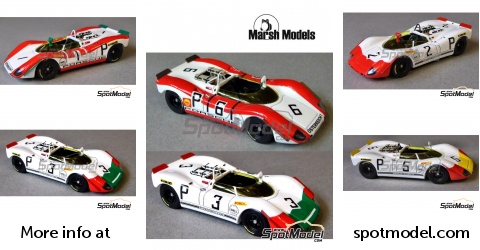Marsh Models MM312: Car scale model kit 1/43 scale - Porsche 908 ...