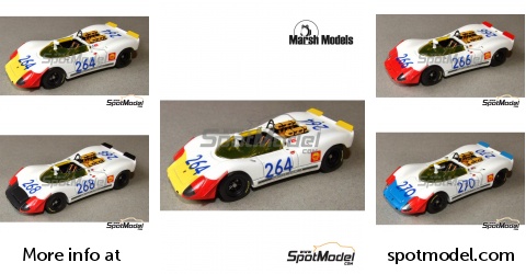Marsh Models MM318: Car scale model kit 1/43 scale - Porsche 908 ...