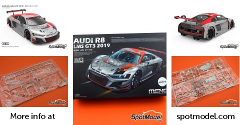 Meng Model CS-006: Car scale model kit 1/24 scale - Audi R8 LMS GT3 ...