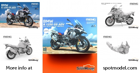 Meng Model MT-005: Motorbike scale model kit 1/9 scale - BMW R 1250 GS ...
