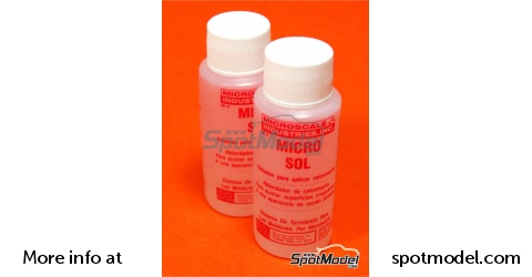 Microscale MI-2: Decal products Micro Sol decal liquid Red bottle 1 x ...