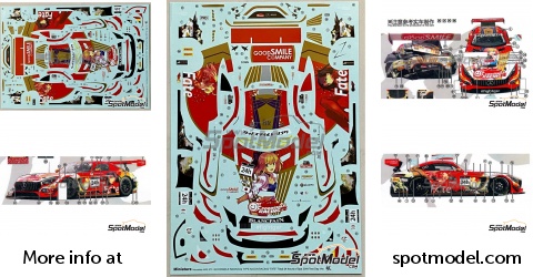 Miniature CS020: Marking / livery 1/24 scale - Mercedes AMG GT3 Evo ...