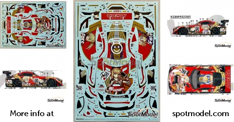 Miniature CS021: Marking / livery 1/24 scale - Mercedes AMG GT3 Evo ...