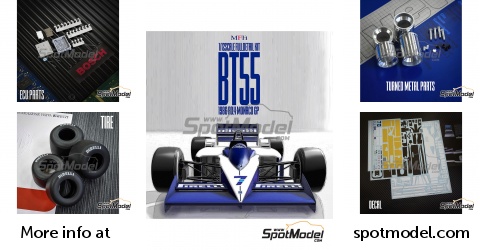 Model Factory Hiro K855: Car scale model kit 1/12 scale - Brabham BMW ...