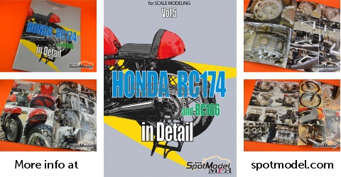 Model Factory Hiro PC05: Reference / walkaround book Honda RC174 and ...