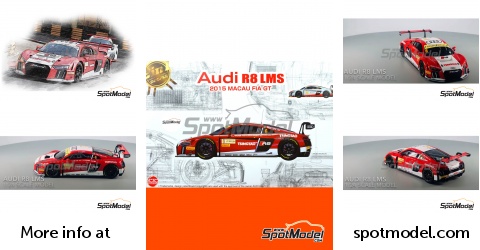 Nunu NU-24024: Car scale model kit 1/24 scale - Audi R8 LMS GT3 Audi Sport Customer Racing Team ...