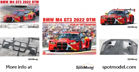 Nunu PN24045: Car scale model kit 1/24 scale - BMW M4 GT3 Schubert ...