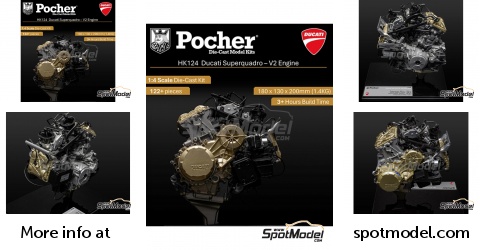 Pocher HKM124: Engine 1/4 scale - Engine Ducati Panigale V2 Superquadro ...