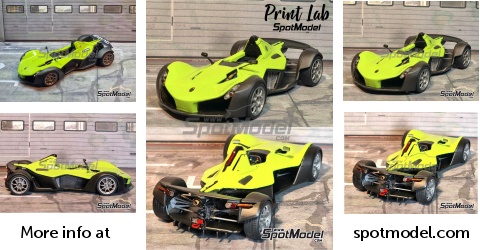 Print Lab 3D PLB3-000002: Car scale model kit 1/24 scale - BAC Mono ...