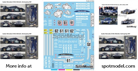 Print Lab Decals PLB2-037564: Marking / livery 1/27 scale - Sauber ...