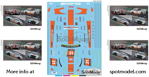 Print Lab Decals PLB2-301652: Marking / livery 1/27 scale - Mercedes ...