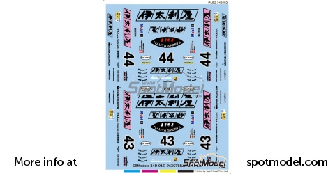 Print Lab Decals PLB2-342592: Marking / livery 1/24 scale - Porsche ...