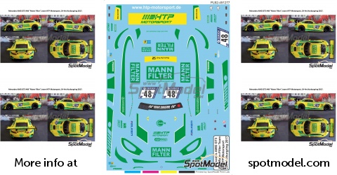 Print Lab Decals PLB2-491277: Marking / livery 1/27 scale - Mercedes ...