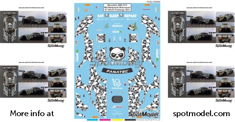 Print Lab Decals PLB2-498990: Marking / livery 1/27 scale - Mercedes ...