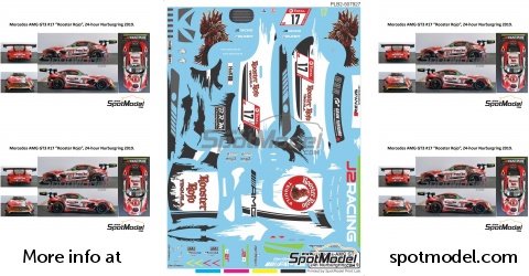 Print Lab Decals PLB2-507927: Marking / livery 1/27 scale - Mercedes ...