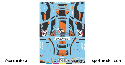 Print Lab Decals PLB2-523652: Marking / livery 1/27 scale - Audi R8 LMS ...