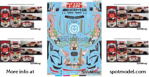 Print Lab Decals PLB2-576047: Marking / livery 1/27 scale - Mercedes ...