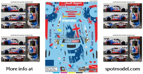 Print Lab Decals PLB2-594583: Marking / livery 1/27 scale - Audi R8 LMS ...
