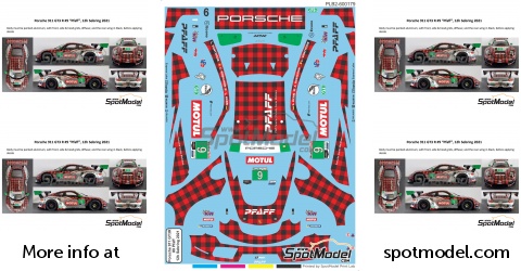 Print Lab Decals PLB2-600179: Marking / livery 1/27 scale - Porsche 911 ...