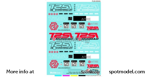 Print Lab Decals PLB2-620454: Marking / livery 1/24 scale - BMW Z4 GT3 ...