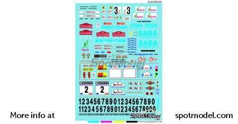 Print Lab Decals PLB2-664430: Marking / livery 1/24 scale - Audi ...