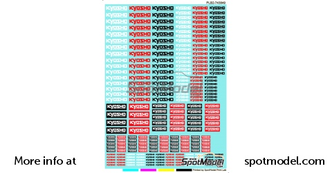 Print Lab Decals PLB2-743849: Decals 1/27 scale - Kyosho Logos II (ref ...