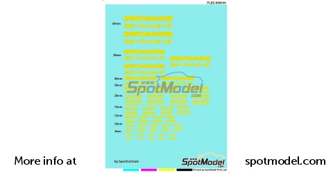 Print Lab Decals PLB2-998444: Logotypes - Speedhunters yellow (ref ...