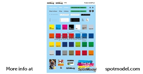 Print Lab Decals PLB2-SAMPLE-01: Decals - Print Lab decal sample ...